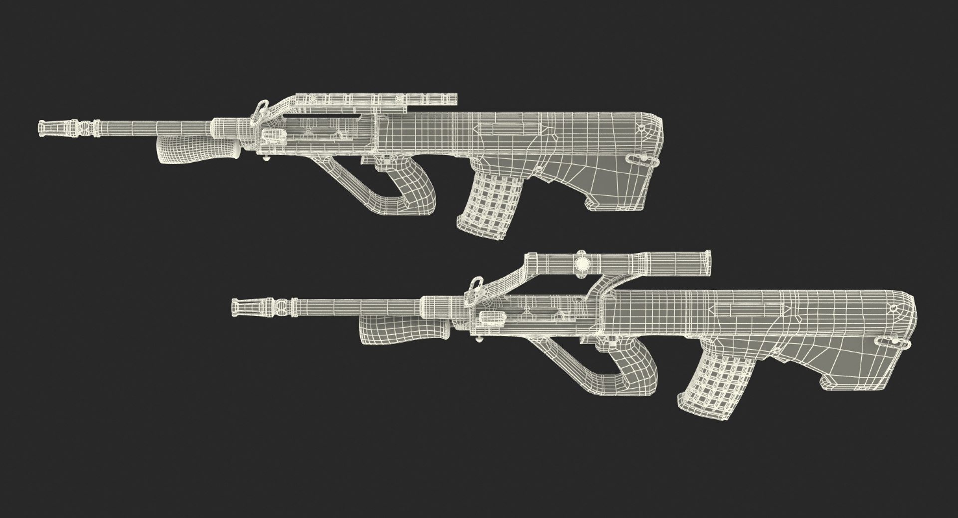 Aug Rifles 3D Model - TurboSquid 1182764