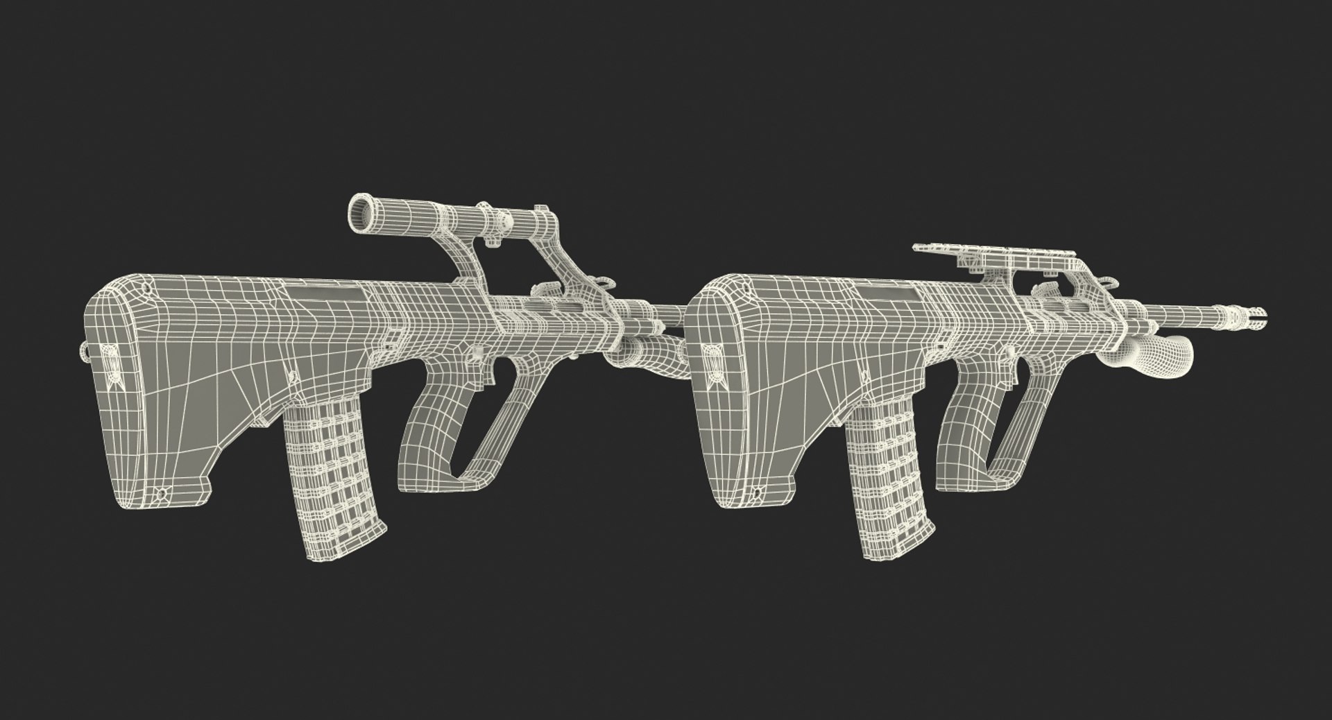 Aug Rifles 3D Model - TurboSquid 1182764