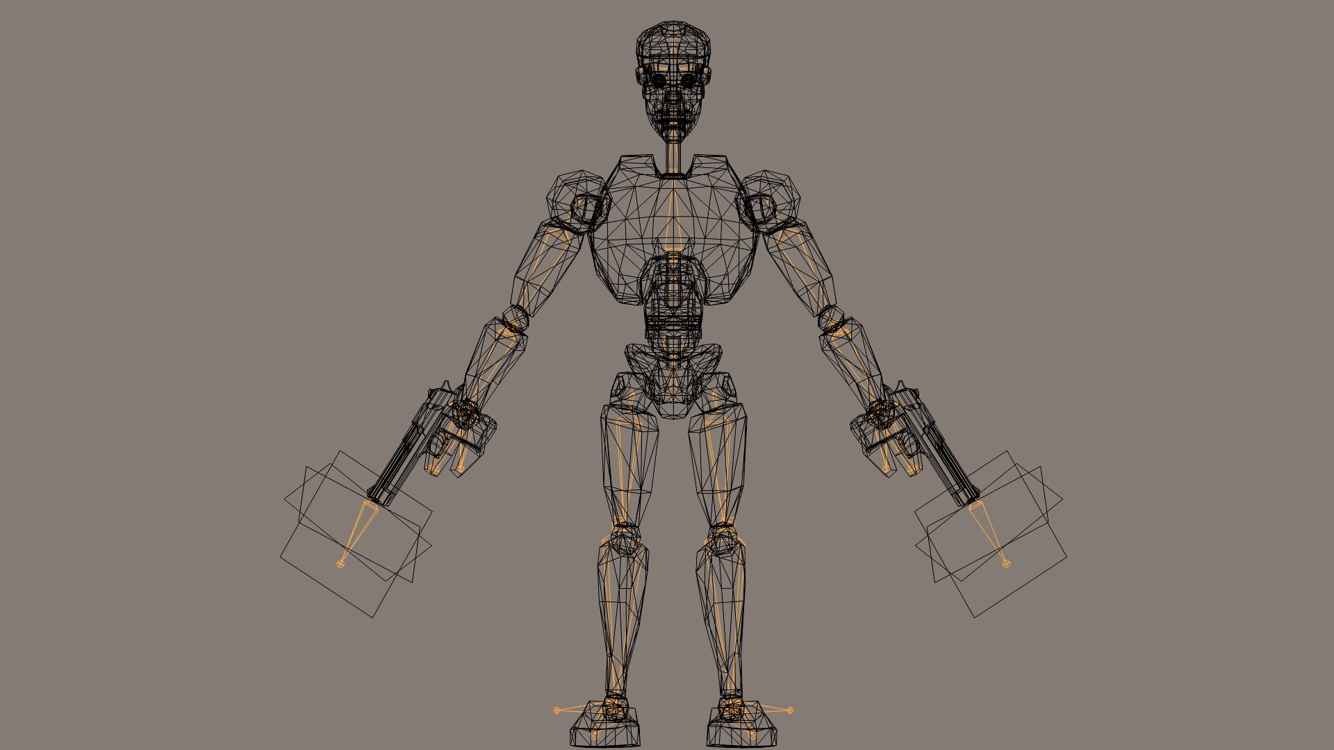 3d Model Robotic Ready Animations