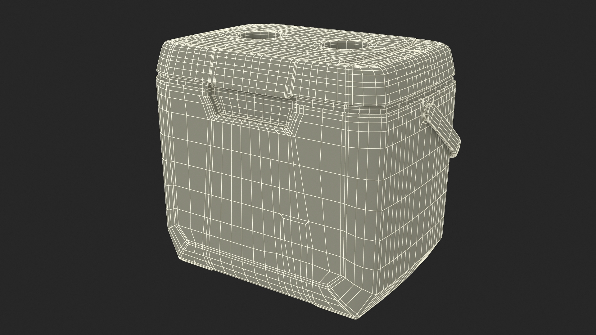3D Portable 28 Quart Cool Box Rigged For Maya Model - TurboSquid 2124306