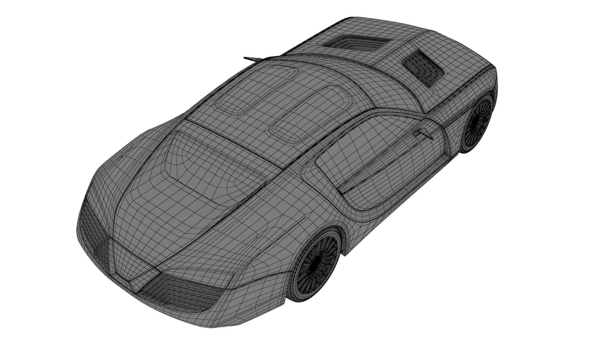 Generic Future Sport Compact Concept Car 3D 3D - TurboSquid 1938521