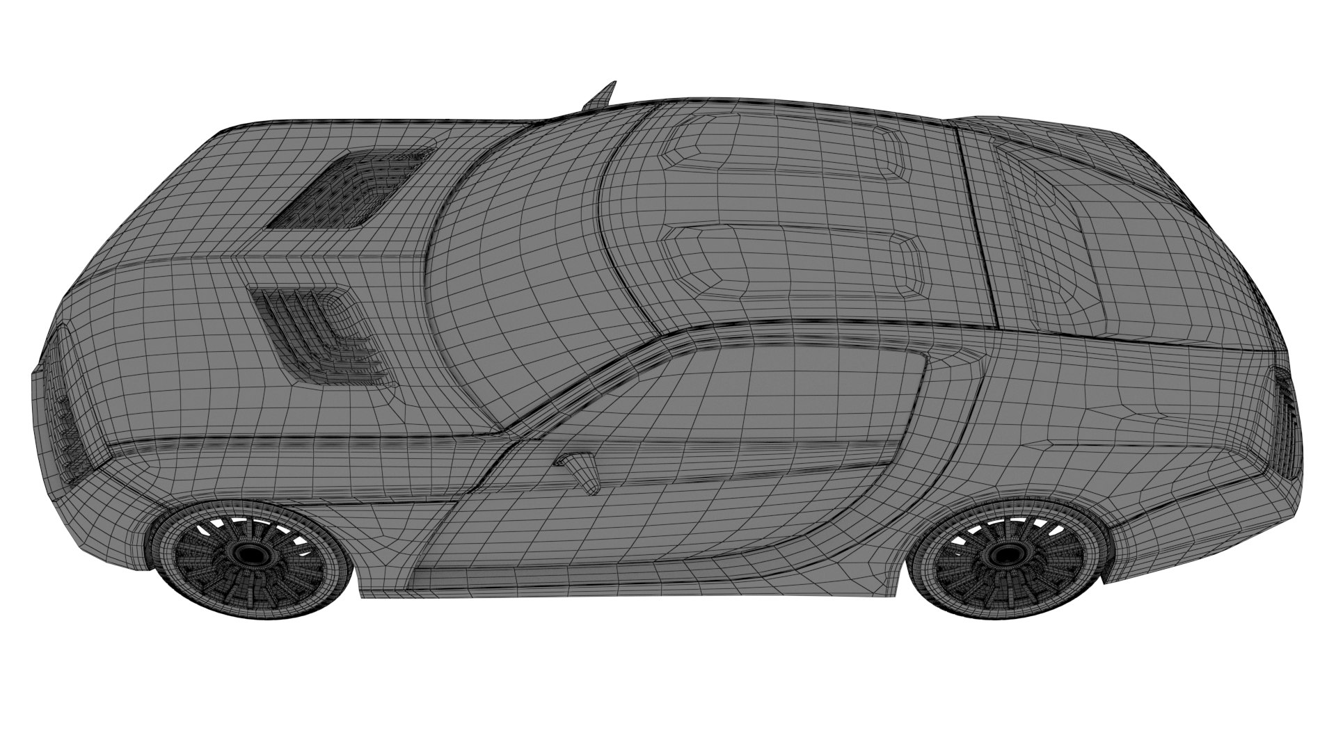 Generic Future Sport Compact Concept Car 3D 3D - TurboSquid 1938521