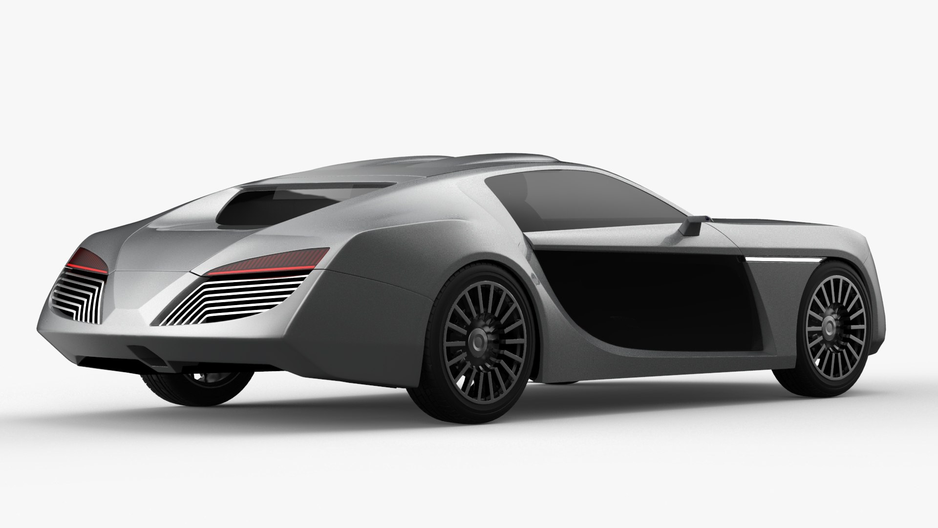 Generic Future Sport Compact Concept Car 3D 3D - TurboSquid 1938521