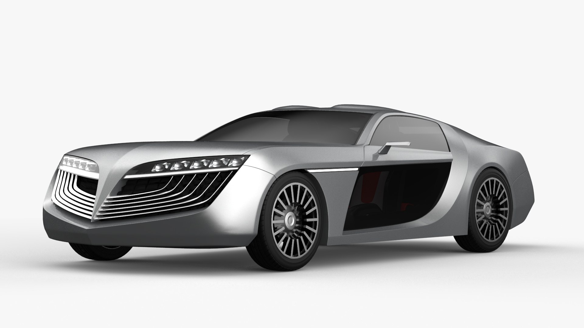 Generic Future Sport Compact Concept Car 3D 3D - TurboSquid 1938521