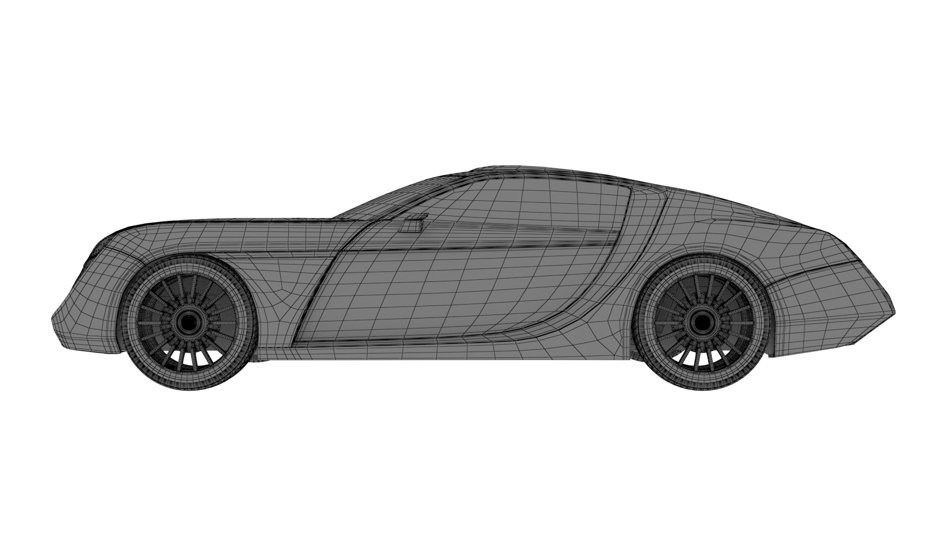 Generic Future Sport Compact Concept Car 3D 3D - TurboSquid 1938521