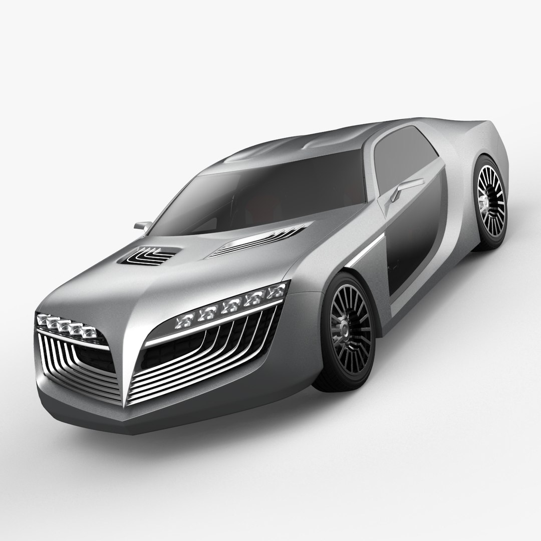 Generic Future Sport Compact Concept Car 3D 3D - TurboSquid 1938521