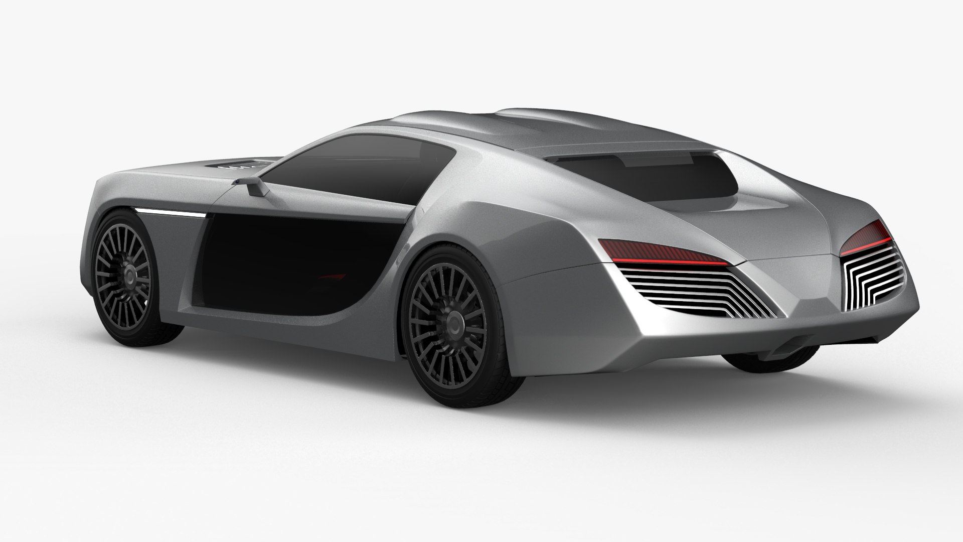 Generic Future Sport Compact Concept Car 3D 3D - TurboSquid 1938521