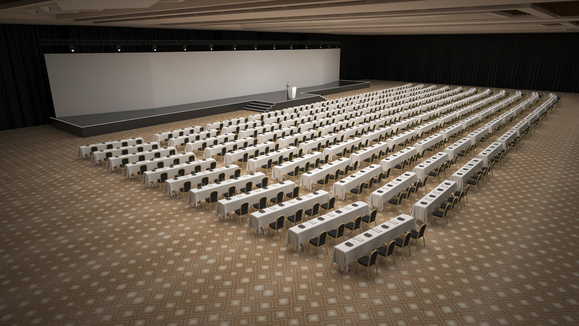 3D Sueno Deluxe Ballroom Antalya Hotels - TurboSquid 2143112