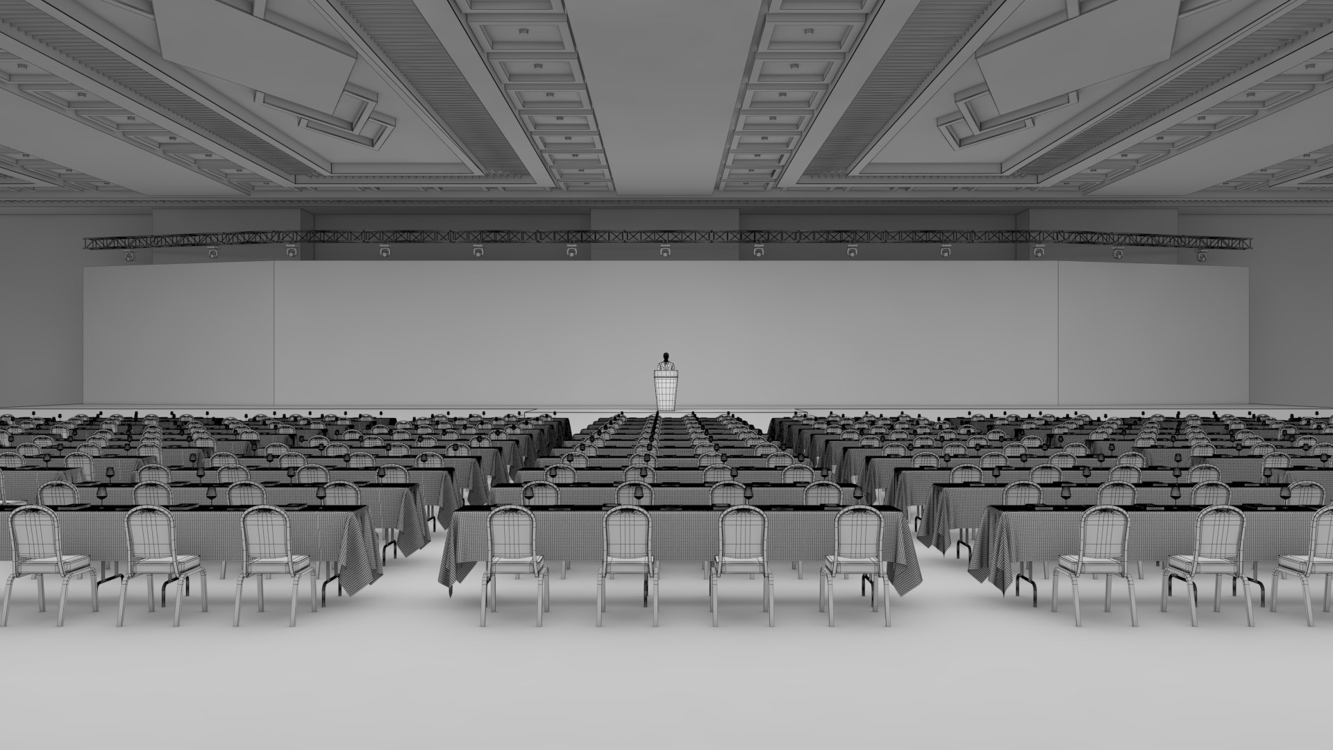 3D Sueno Deluxe Ballroom Antalya Hotels - TurboSquid 2143112