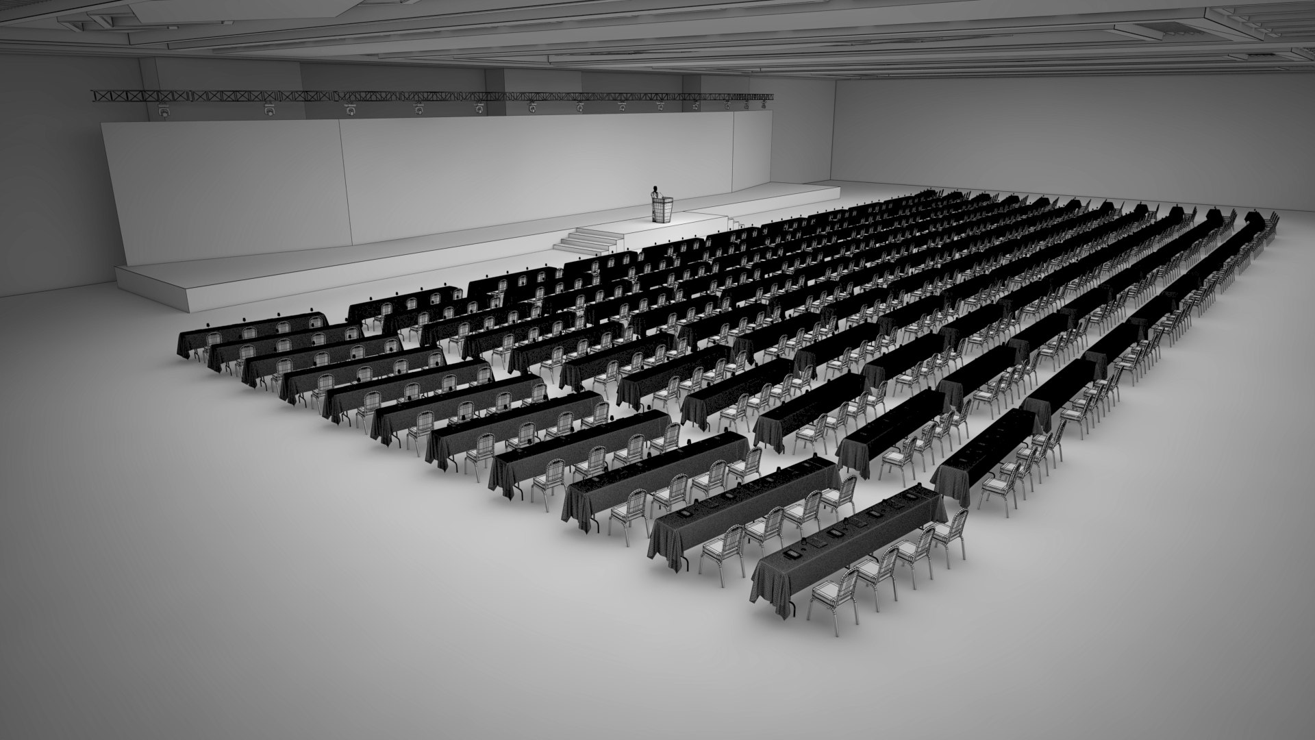 3D Sueno Deluxe Ballroom Antalya Hotels - TurboSquid 2143112