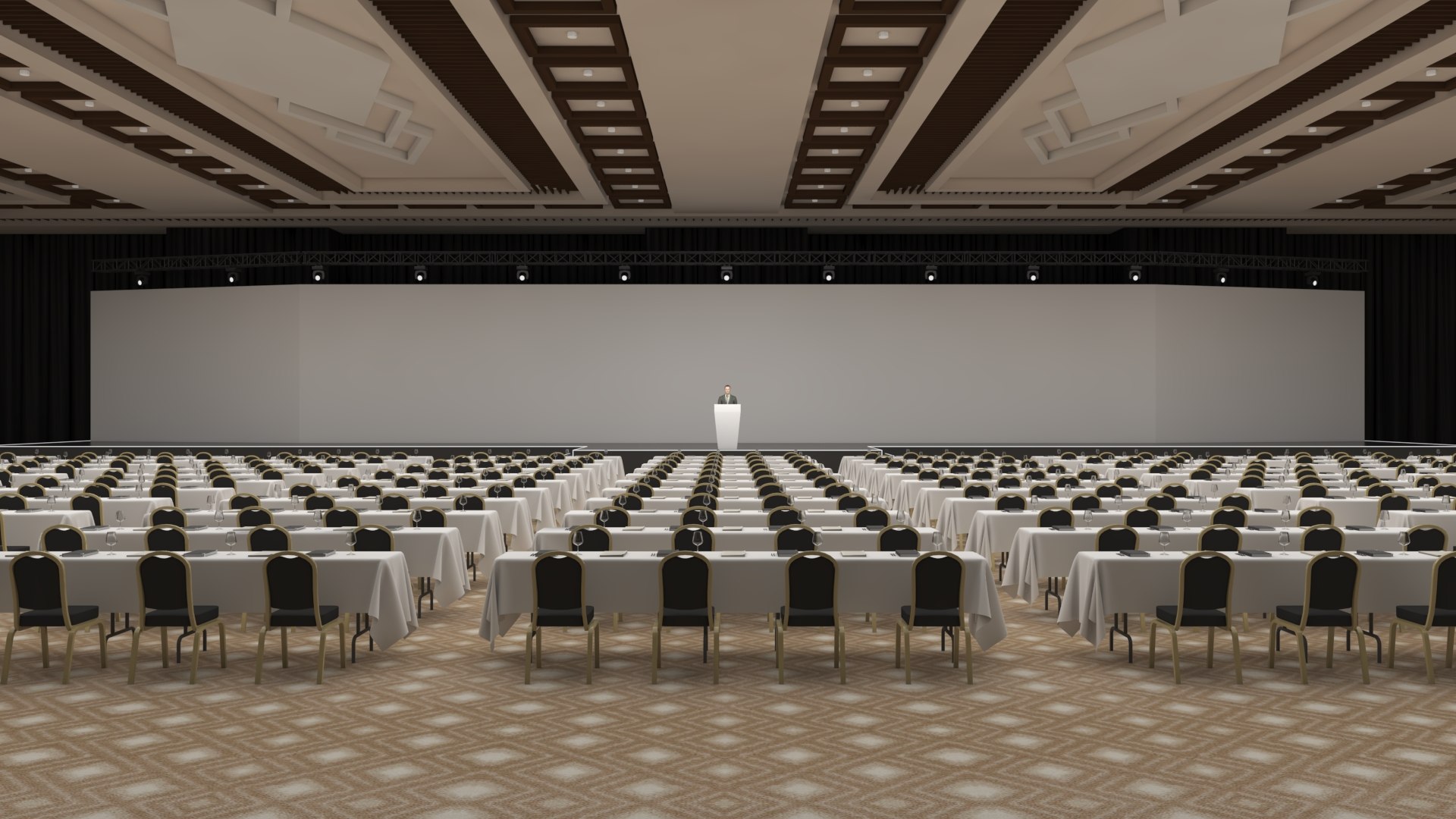 3D Sueno Deluxe Ballroom Antalya Hotels - TurboSquid 2143112