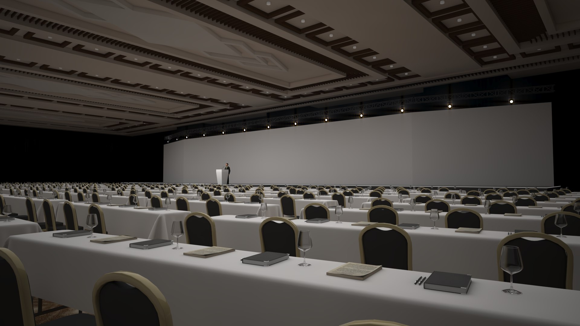 3D Sueno Deluxe Ballroom Antalya Hotels - TurboSquid 2143112