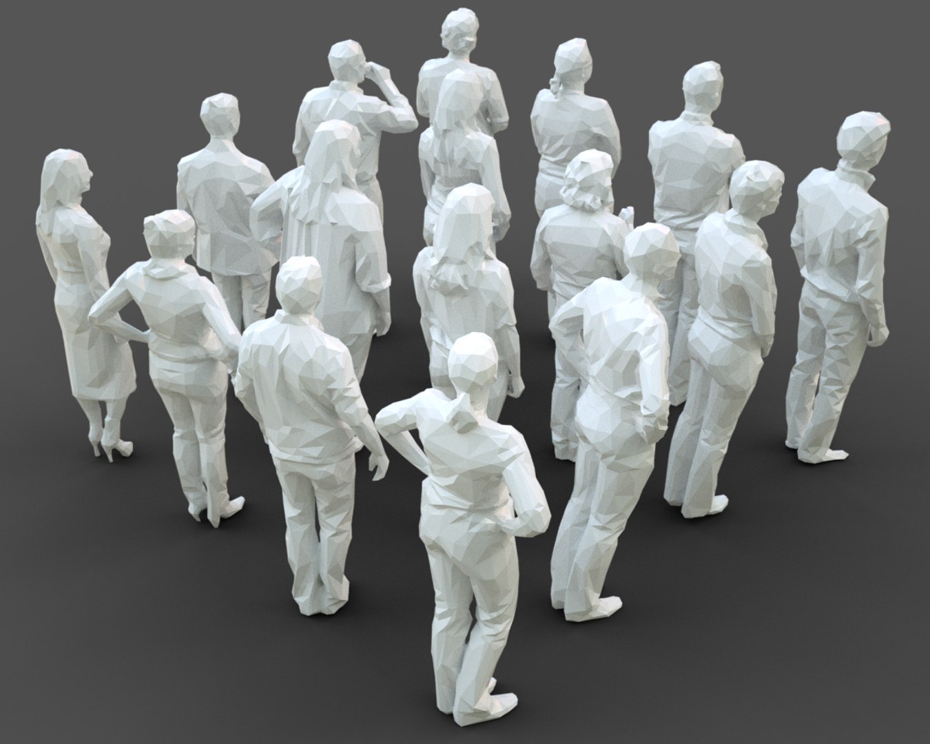 Architectural Stylized Human Character 3D Model | 1147646 | TurboSquid