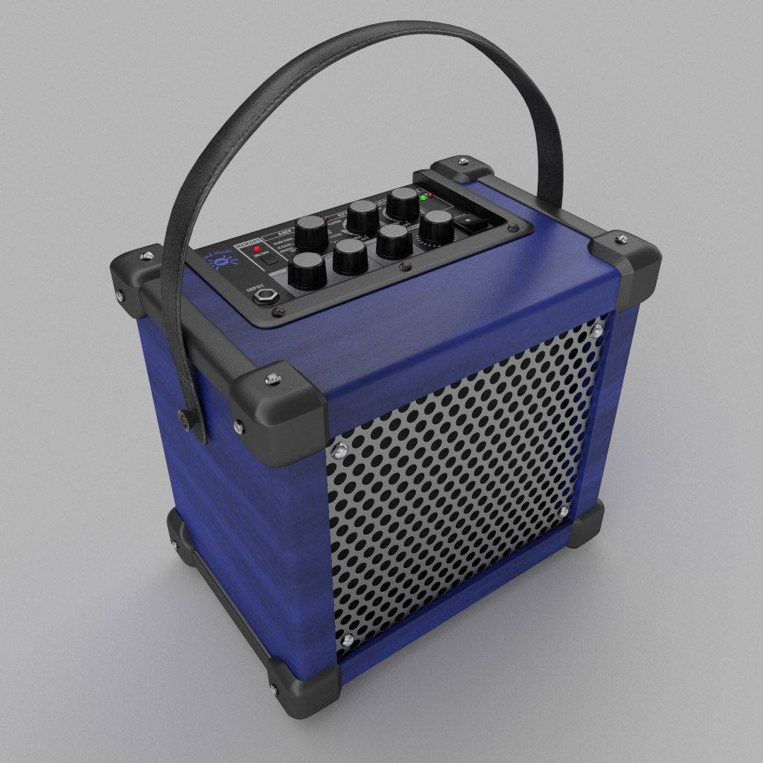 3D amplifier guitars - TurboSquid 1377788