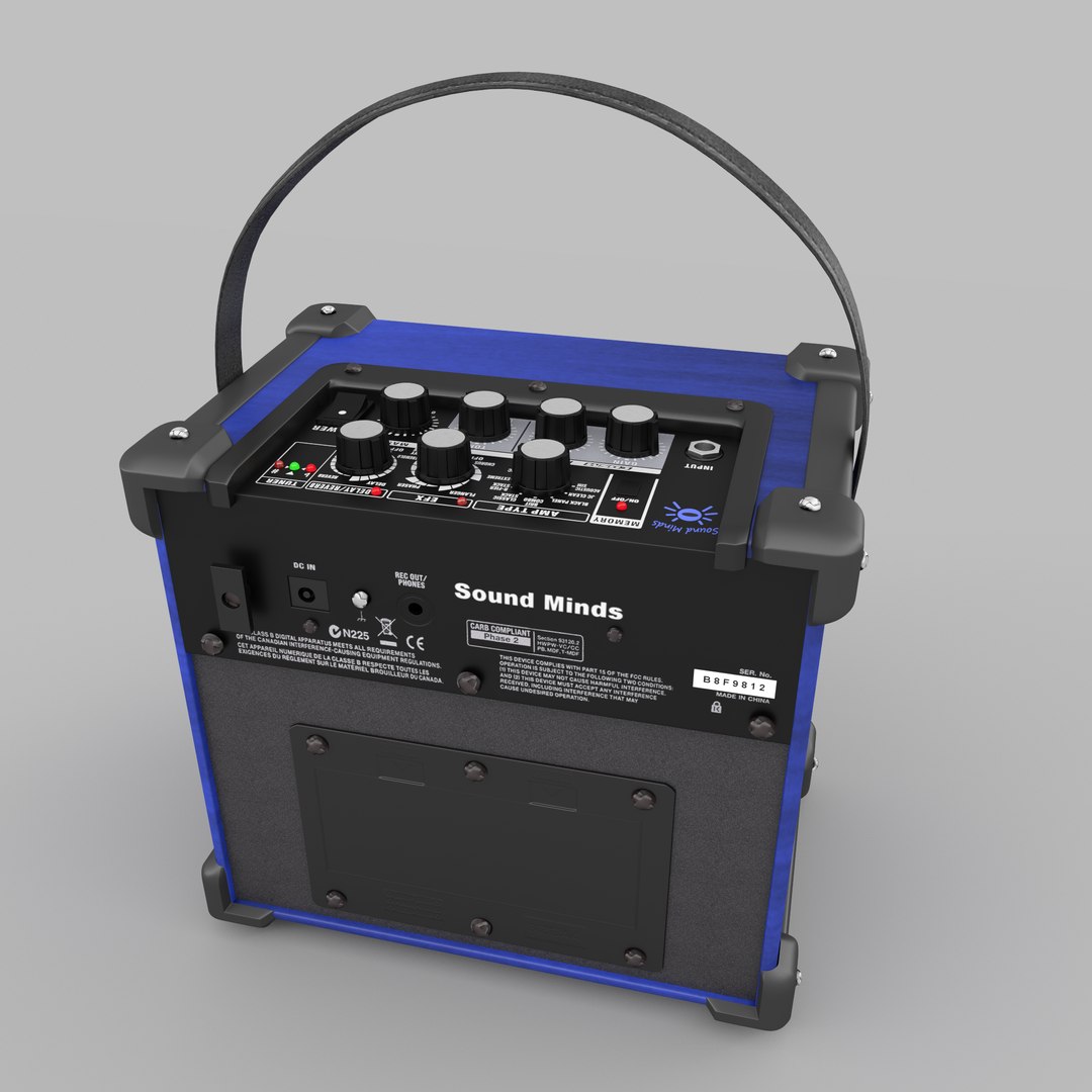 3D Amplifier Guitars - TurboSquid 1377788