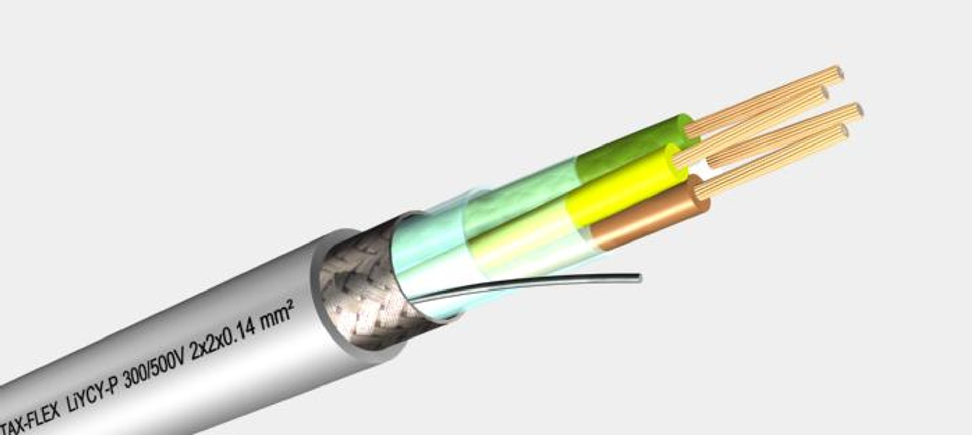 Liycy-p 300-500 V Rs-232 3d Model