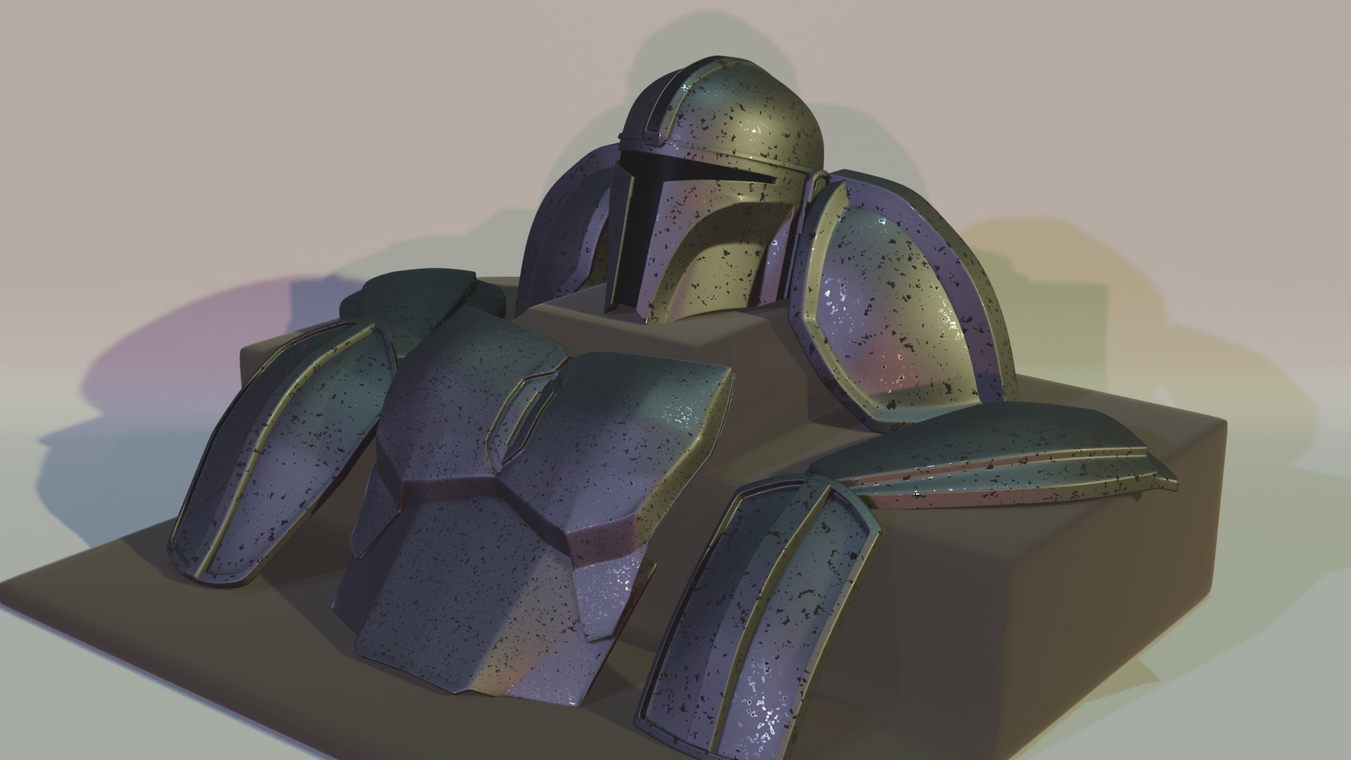 3D Model Mandalorian Armor - TurboSquid 2196054