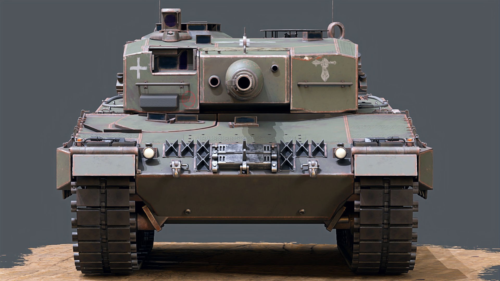 3D Leopard - 2A4 - TurboSquid 2223817
