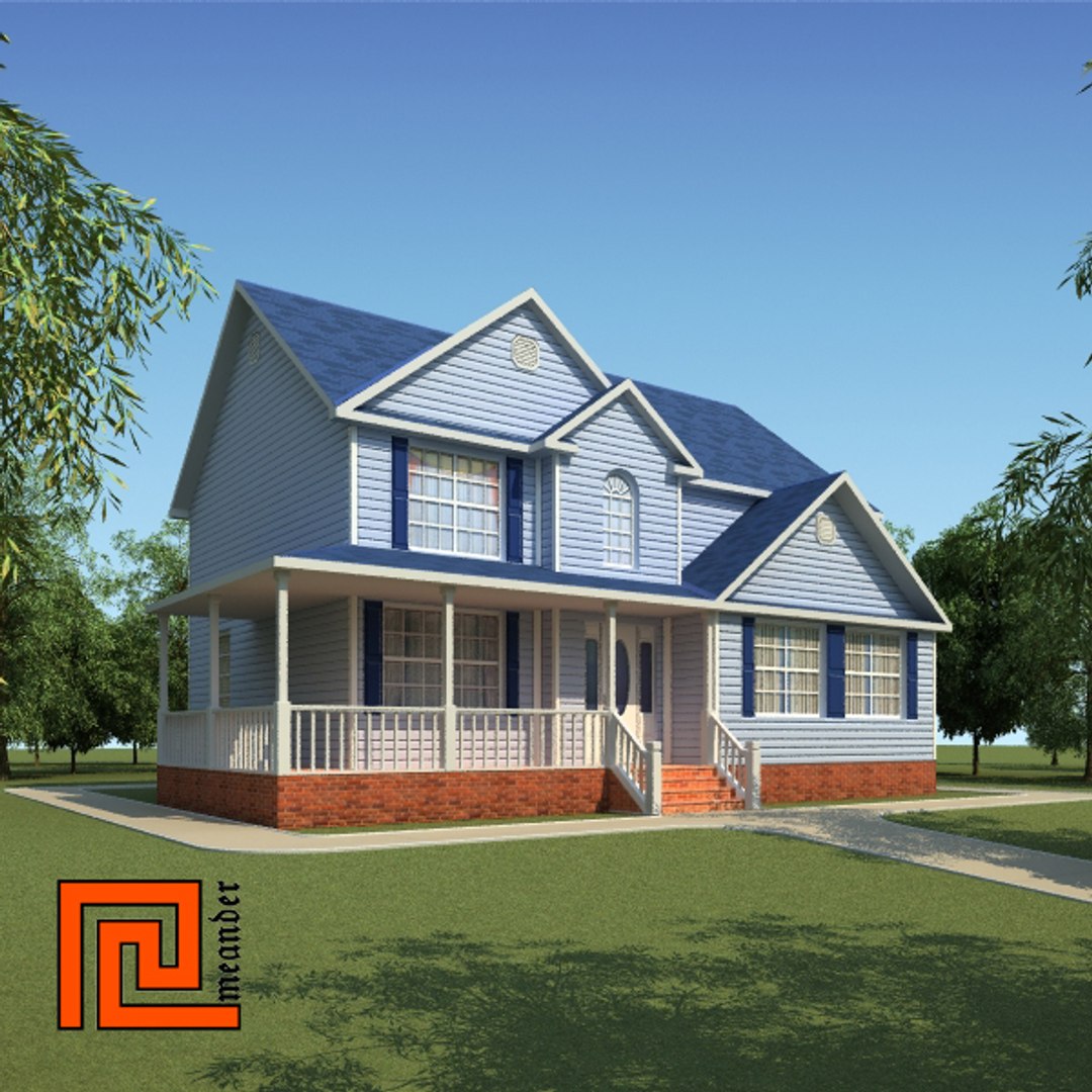 American House 3d Model