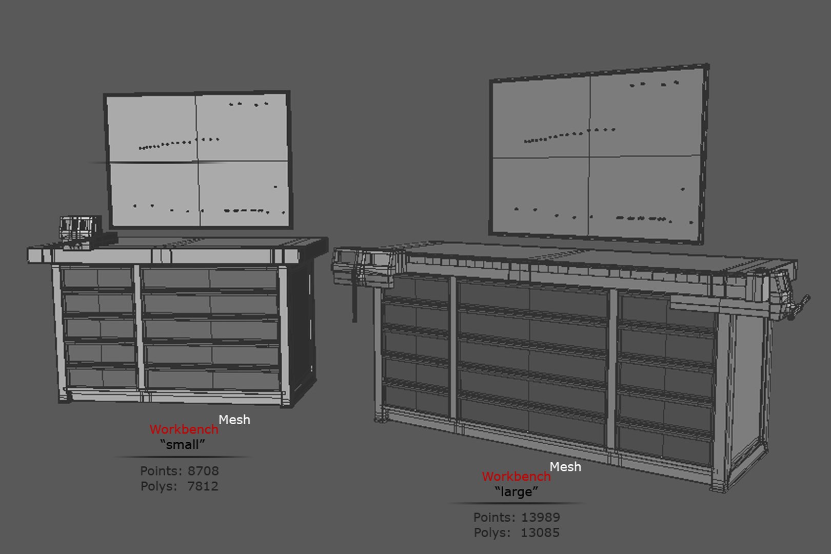Workbench Tools 3d Model