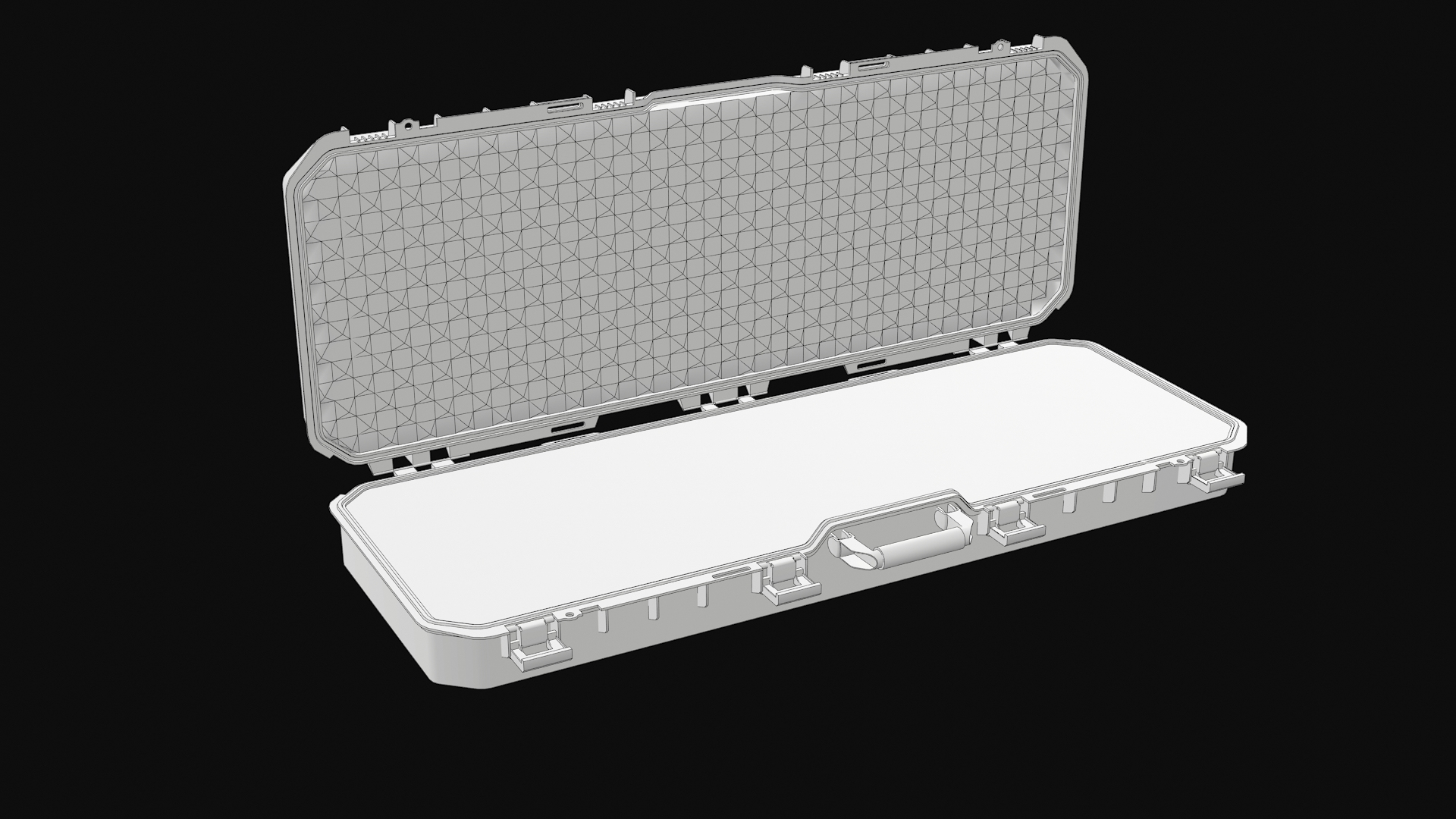 3D Plano Waterproof Rifle Hard Case Model - TurboSquid 2279519