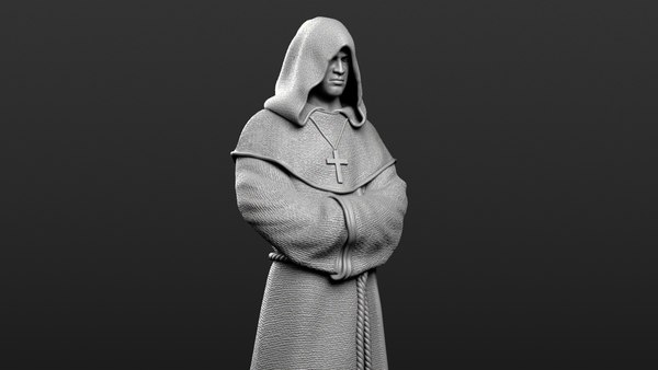 Print monk 3D model - TurboSquid 1345811