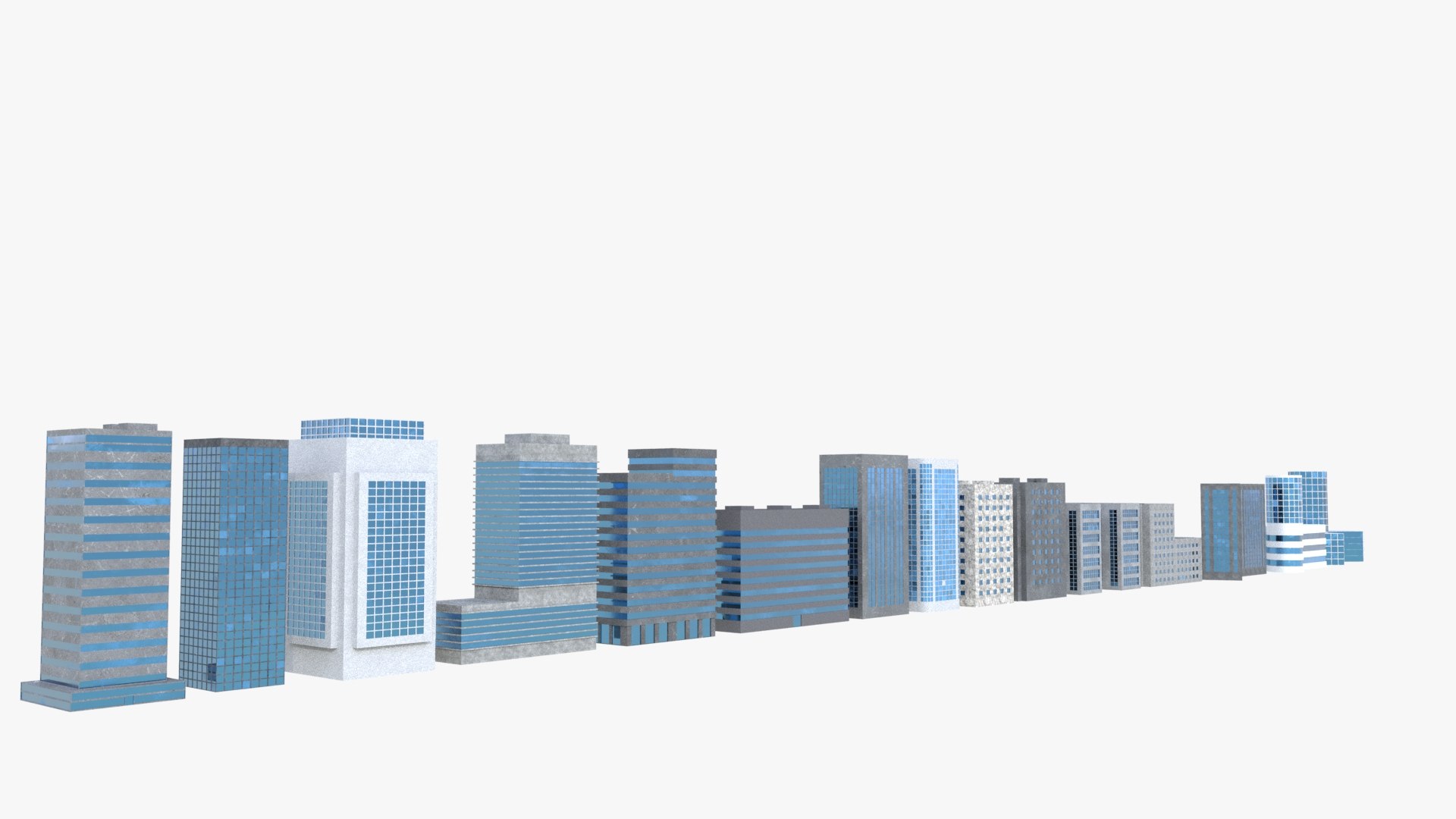 3D Skyscrapers Tower Model - TurboSquid 1898321