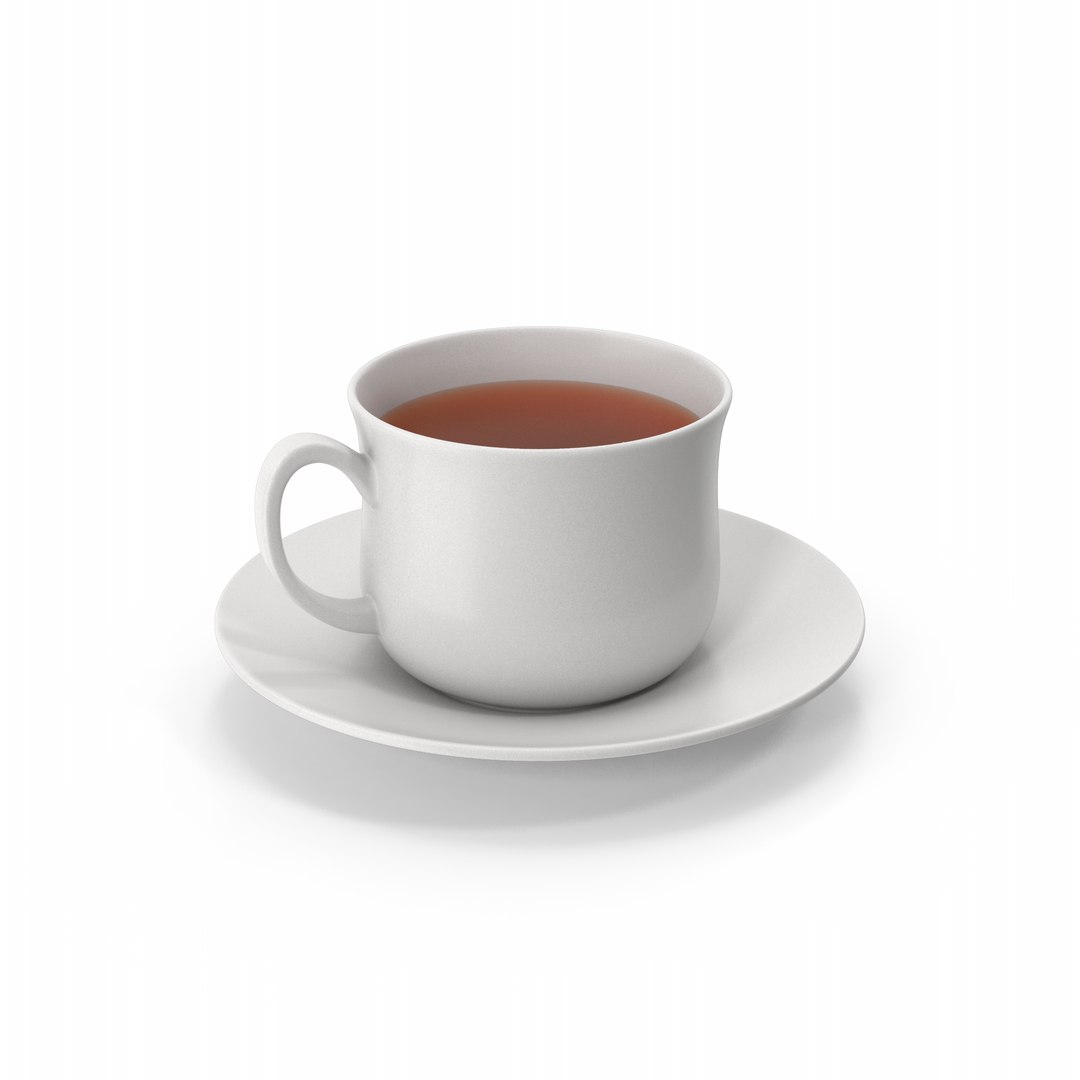 Tea Cup And Saucer 3D Model - TurboSquid 2033144