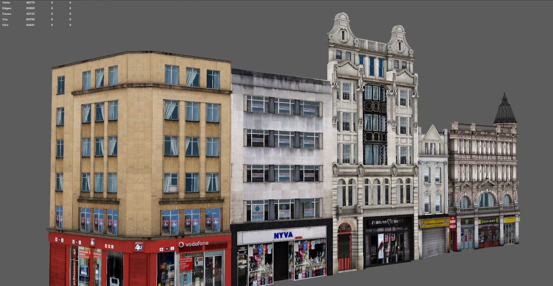3D buildings london model - TurboSquid 1285397