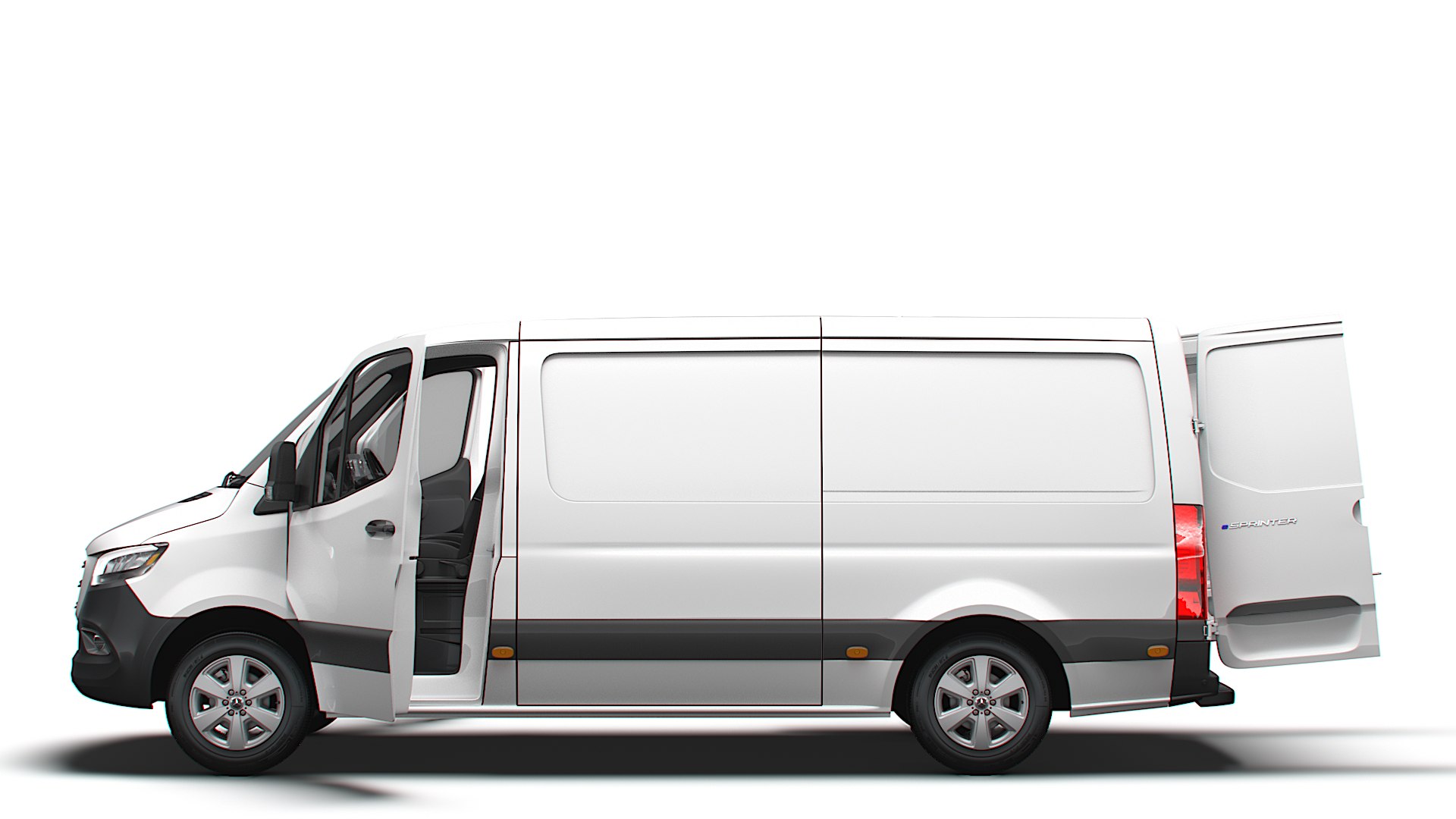 3D Mercedes Sprinter Panel Van HQ Interior 2025 Model - TurboSquid 2335899