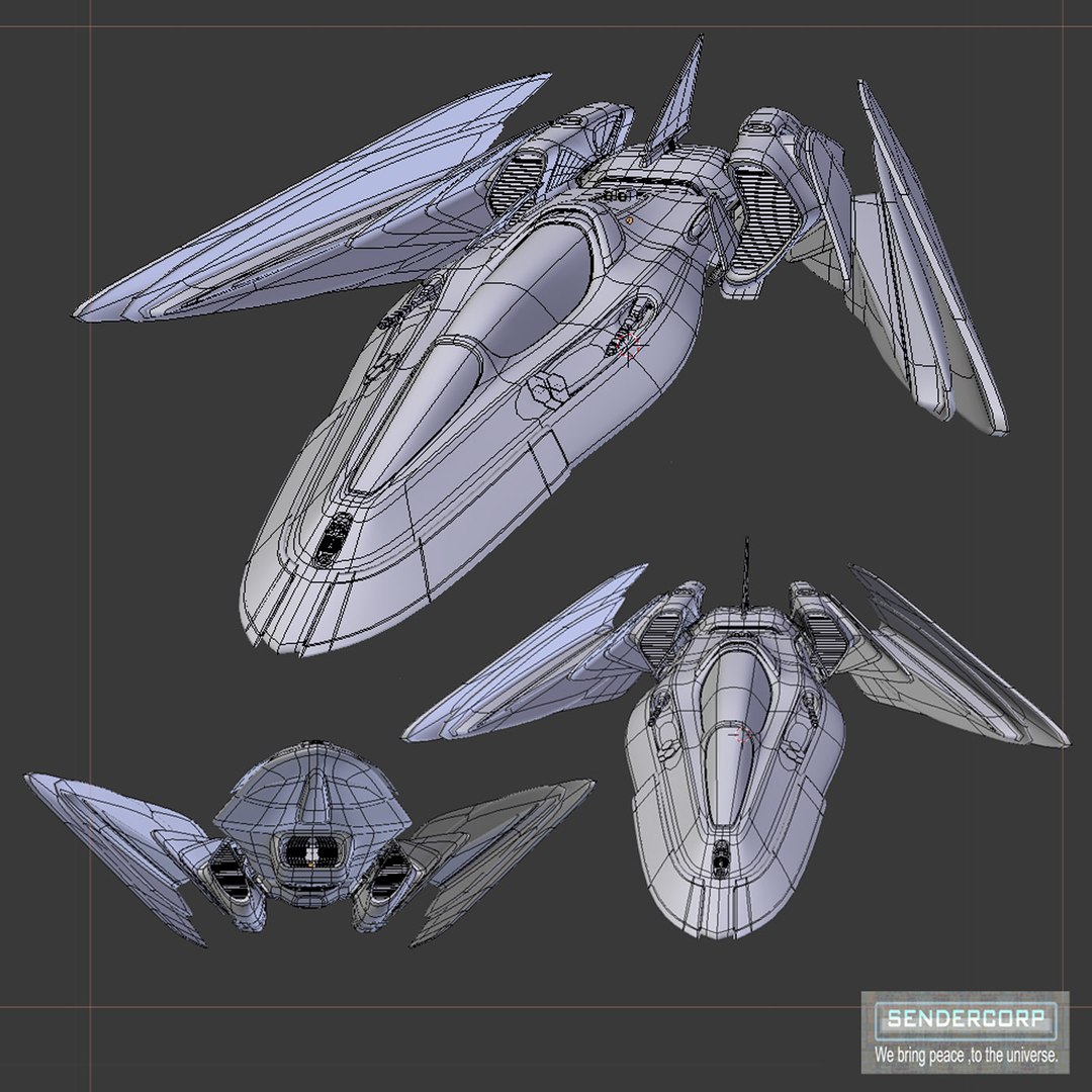 Blender Spaceship