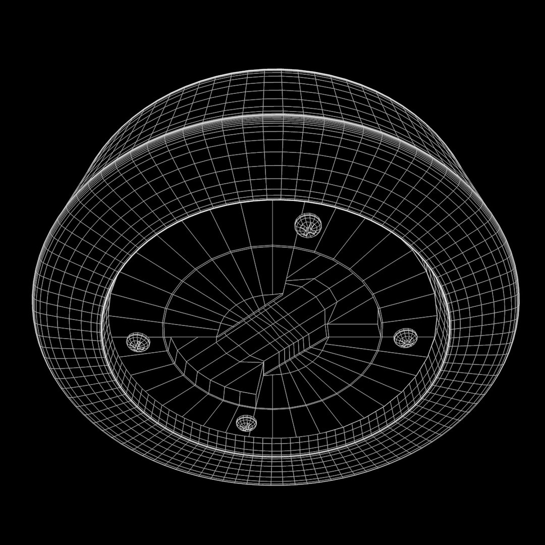 3d model puck 15 teams logo