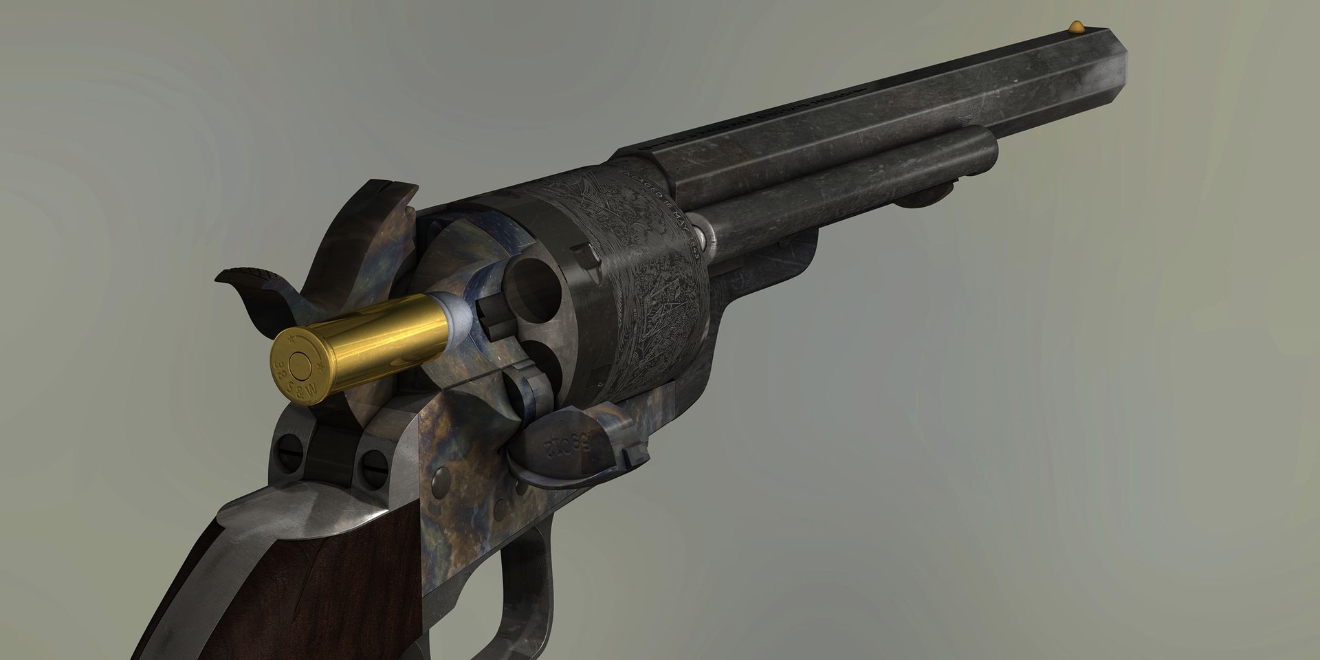 Colt Navy 1851 Conversion 3D Model - TurboSquid 1273934