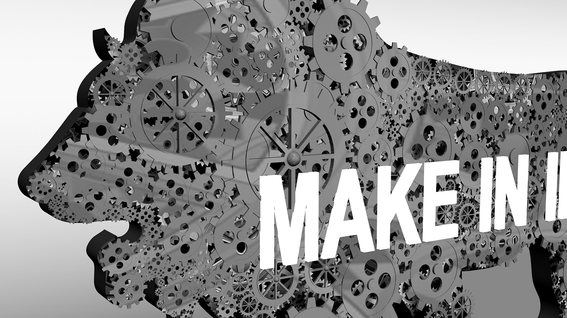 3D Make In India Lion Model - TurboSquid 1906342