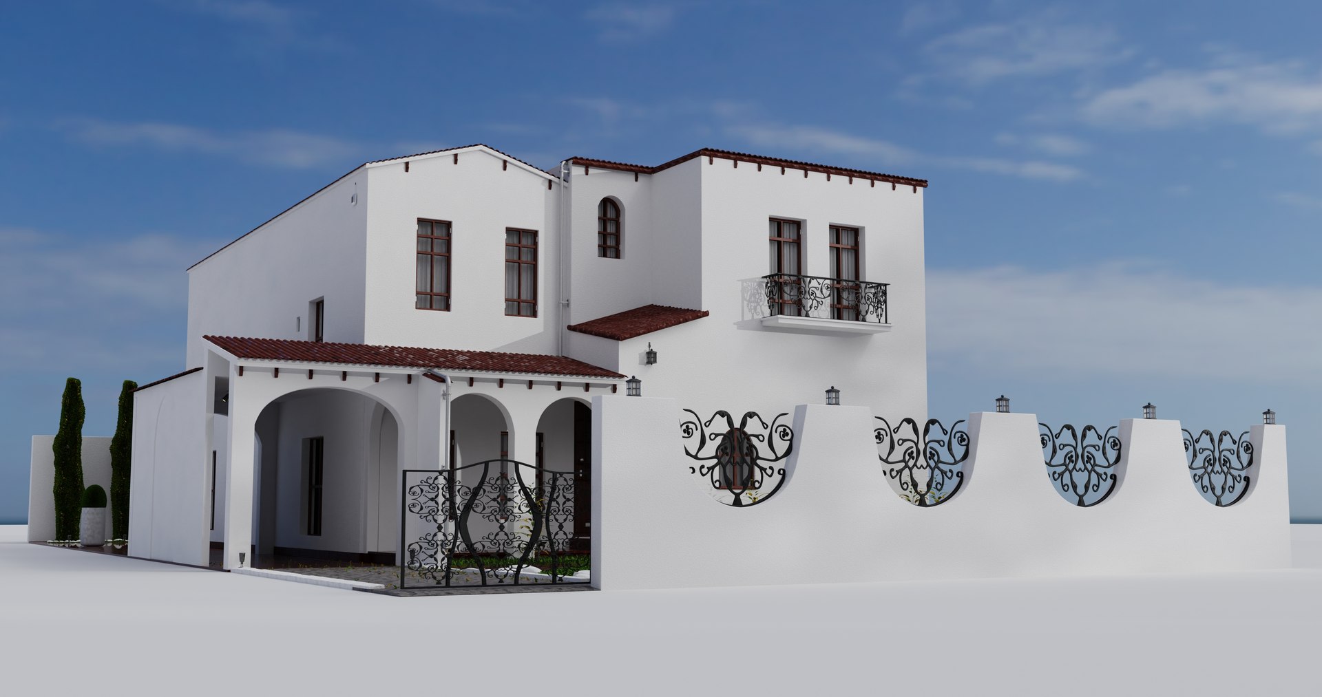 California Home 01 3D model - TurboSquid 2039714