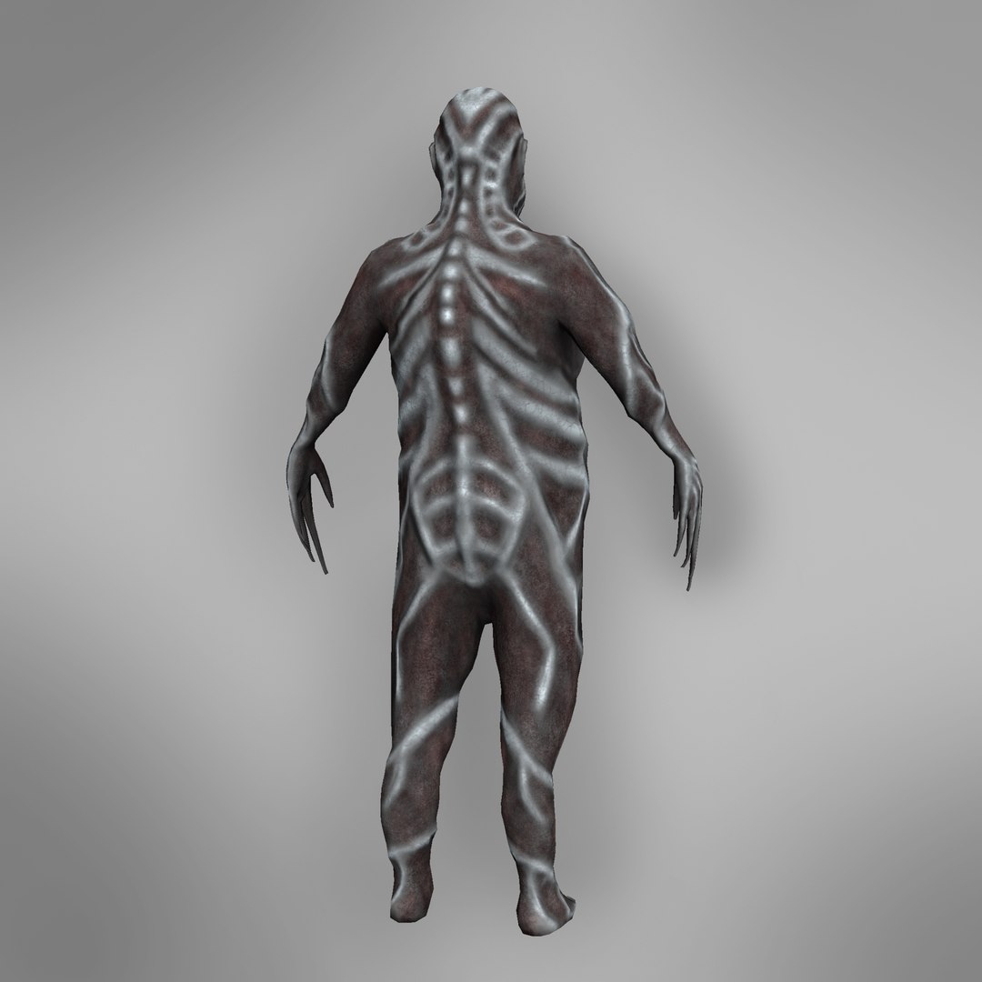 3d model alien character