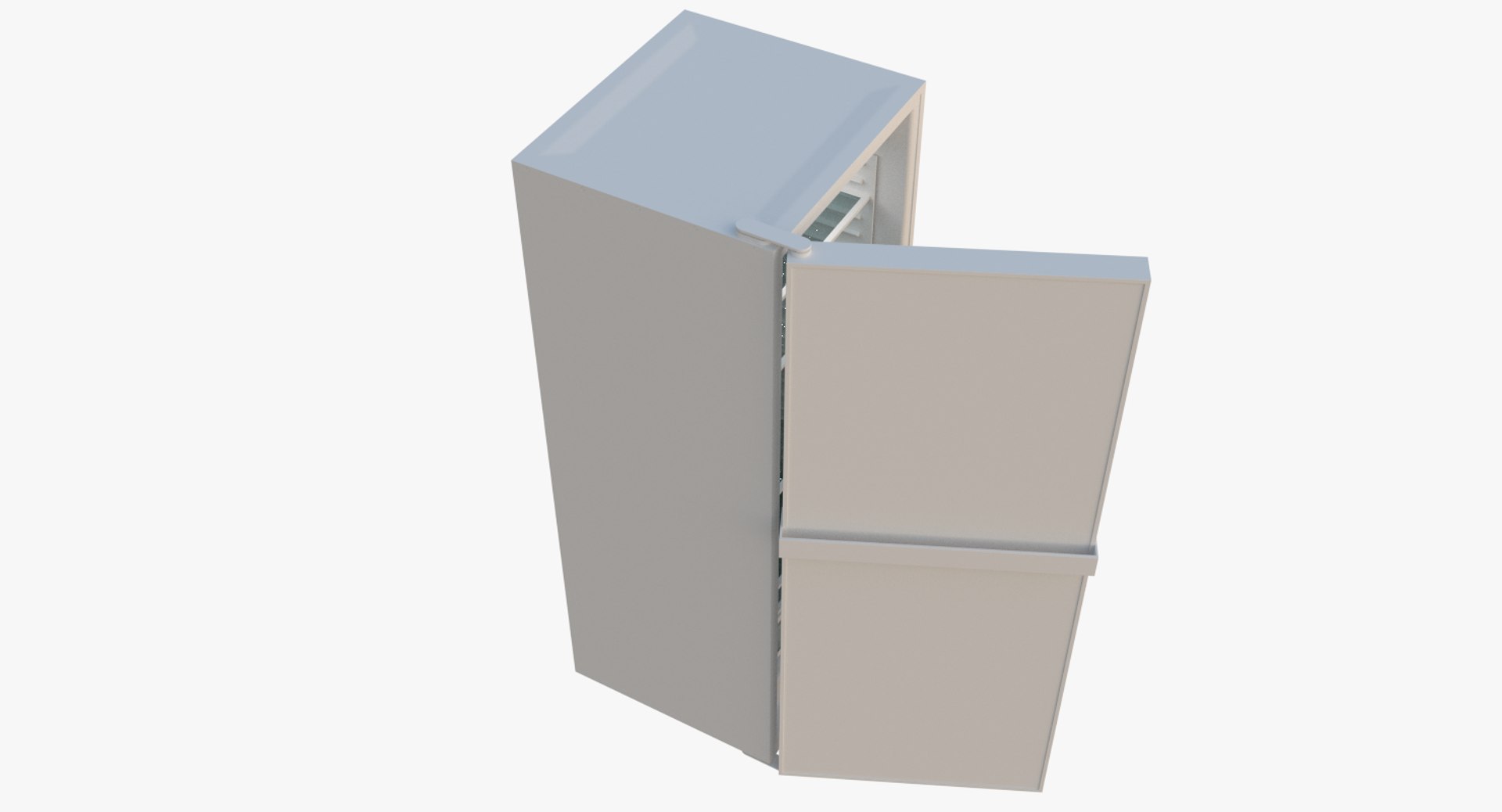 fridge interior blender 3d model