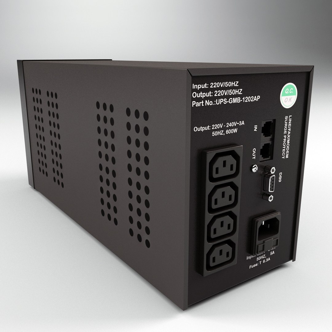 3d Model Ups Cyberpower