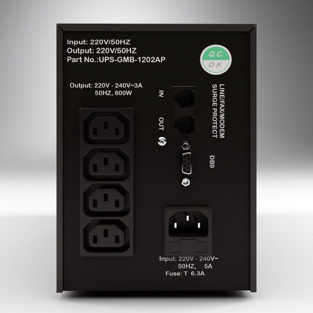 3d Model Ups Cyberpower