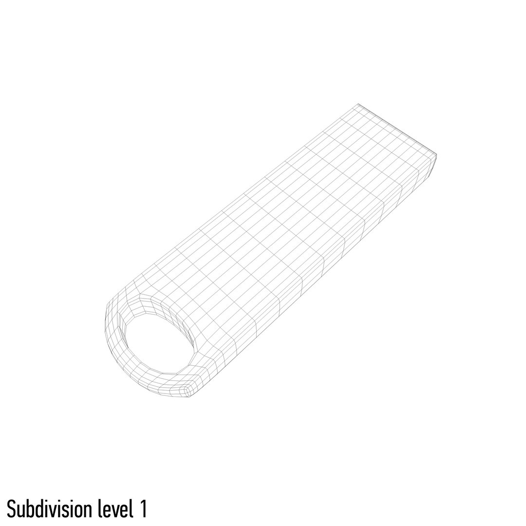 3d usb flash drive model