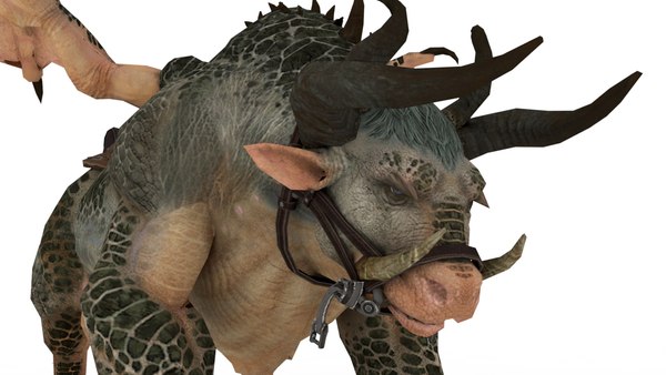 Behemoth modelo animado e armado de monstro do Demônio das Trevas de ...