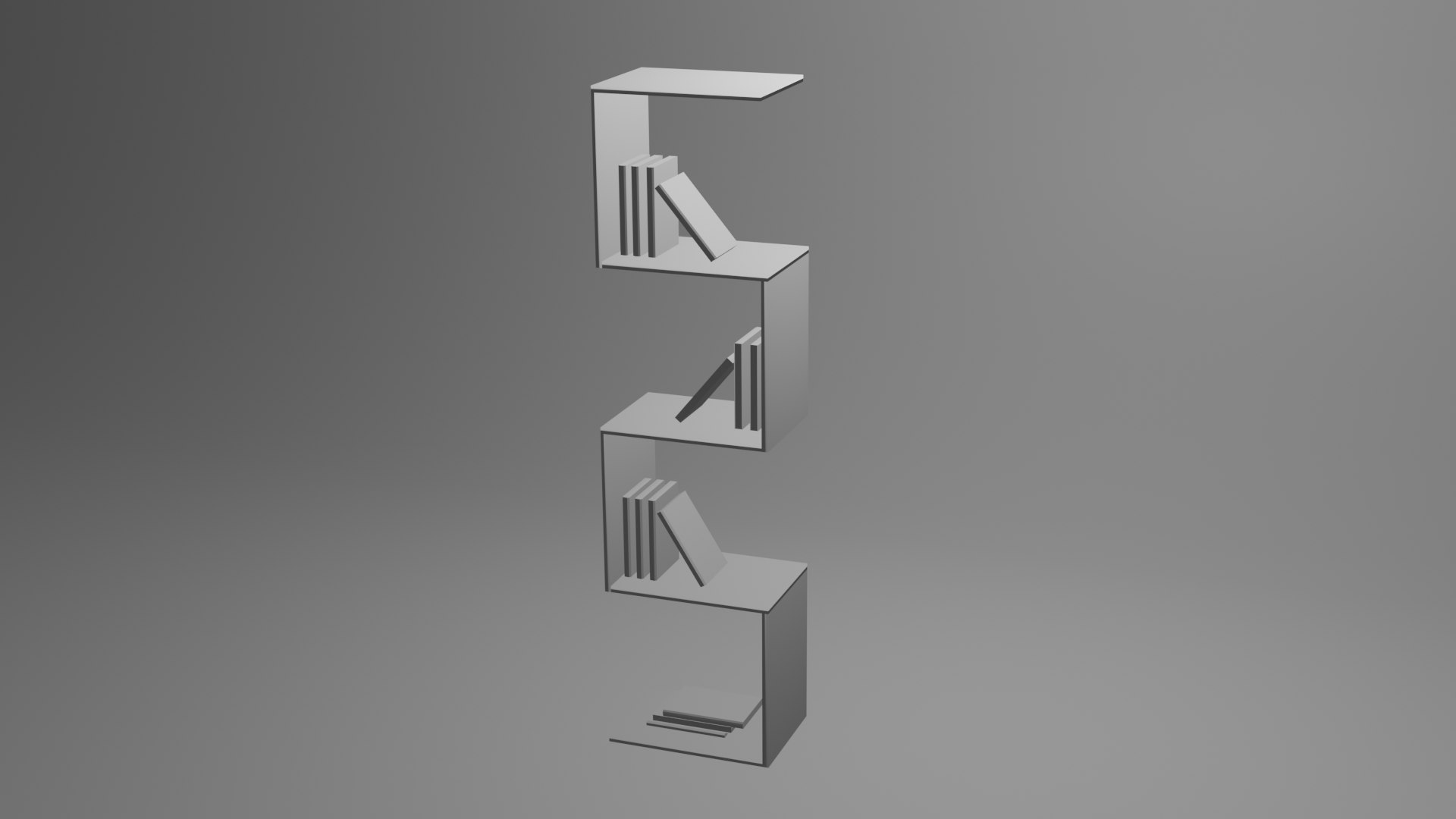 3D 3d Modern Library Model - TurboSquid 1736304