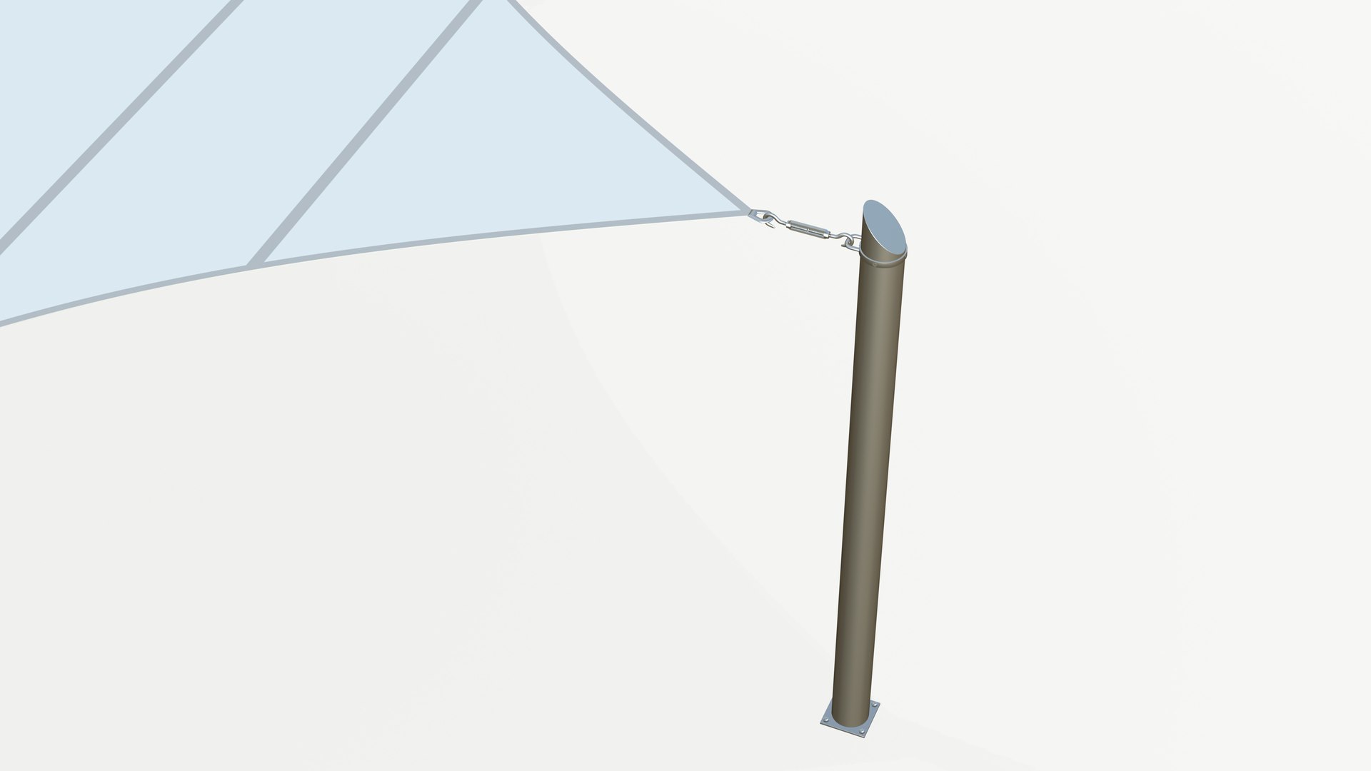 3D Shade Tensile Structure model - TurboSquid 2040851