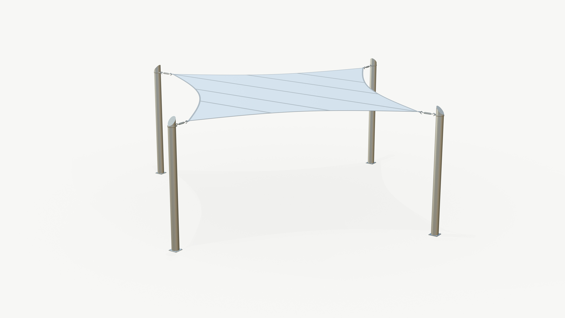 3D Shade Tensile Structure model - TurboSquid 2040851