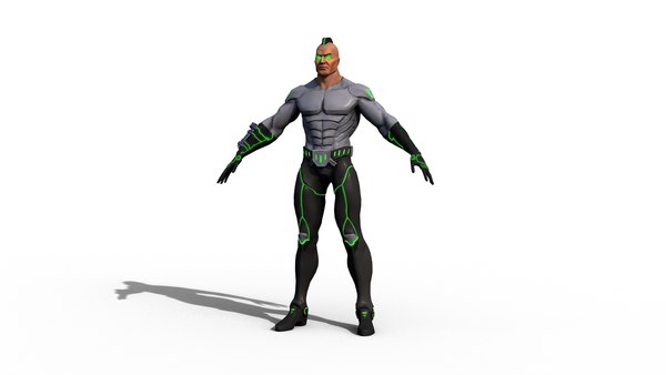 3D модель Character - Hero - TurboSquid 1949016