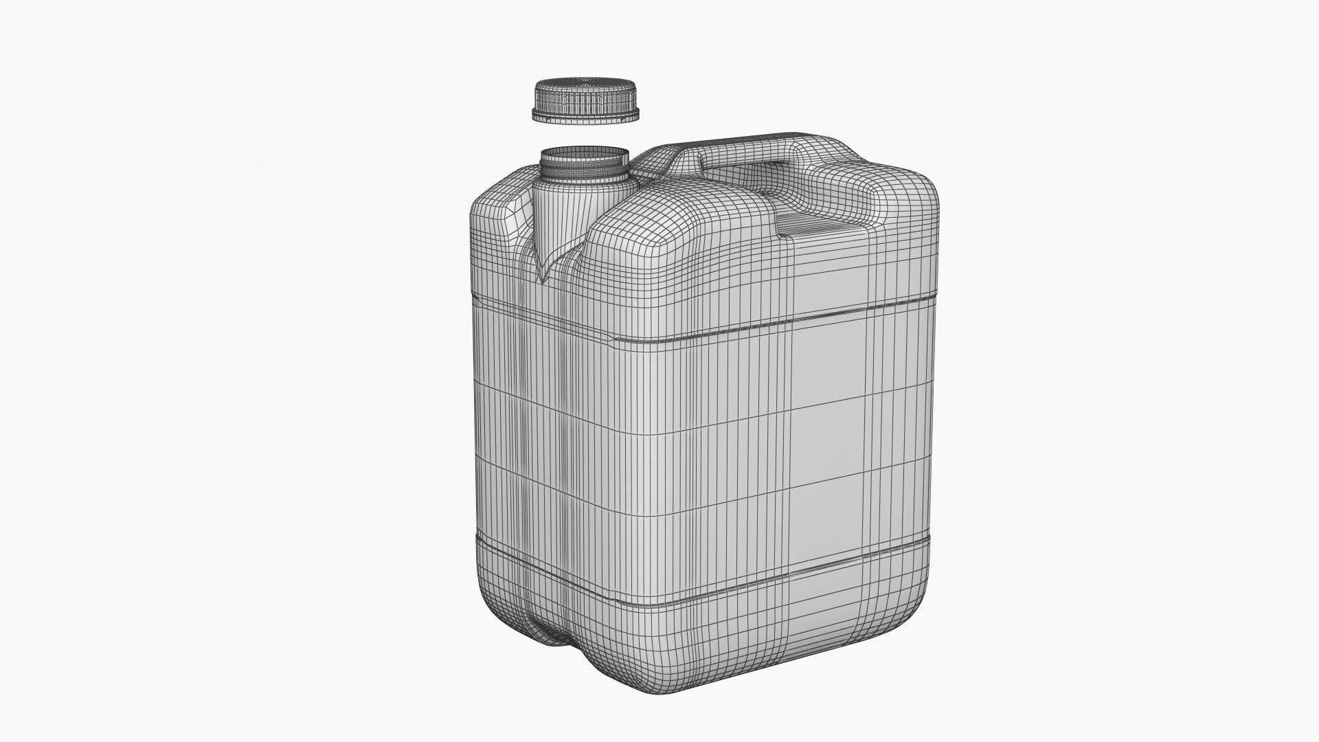 3D Plastic Jerry Can - TurboSquid 1936250