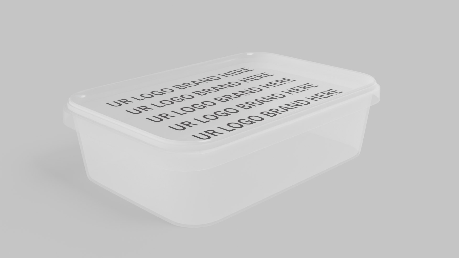 Plastic Container Box 3D Model - TurboSquid 2384227