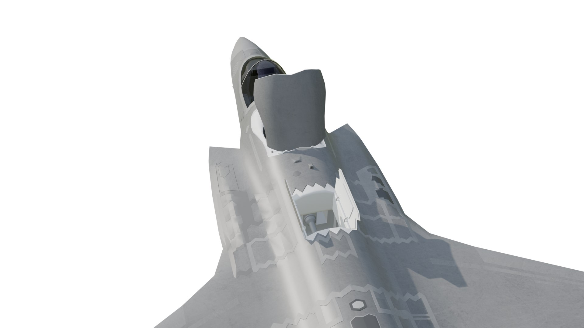 3D Model Modern Fighter VTOL Jet F-35B II - TurboSquid 2431305