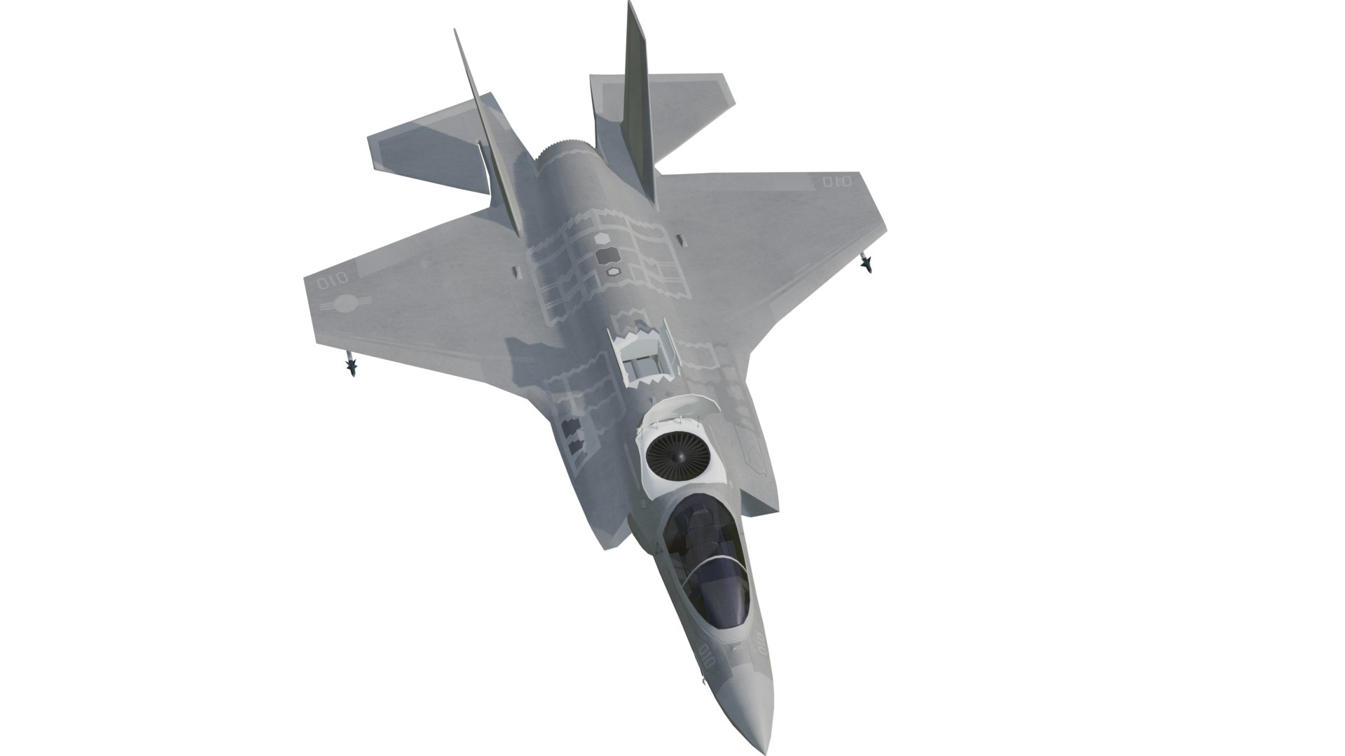 3D Model Modern Fighter VTOL Jet F-35B II - TurboSquid 2431305