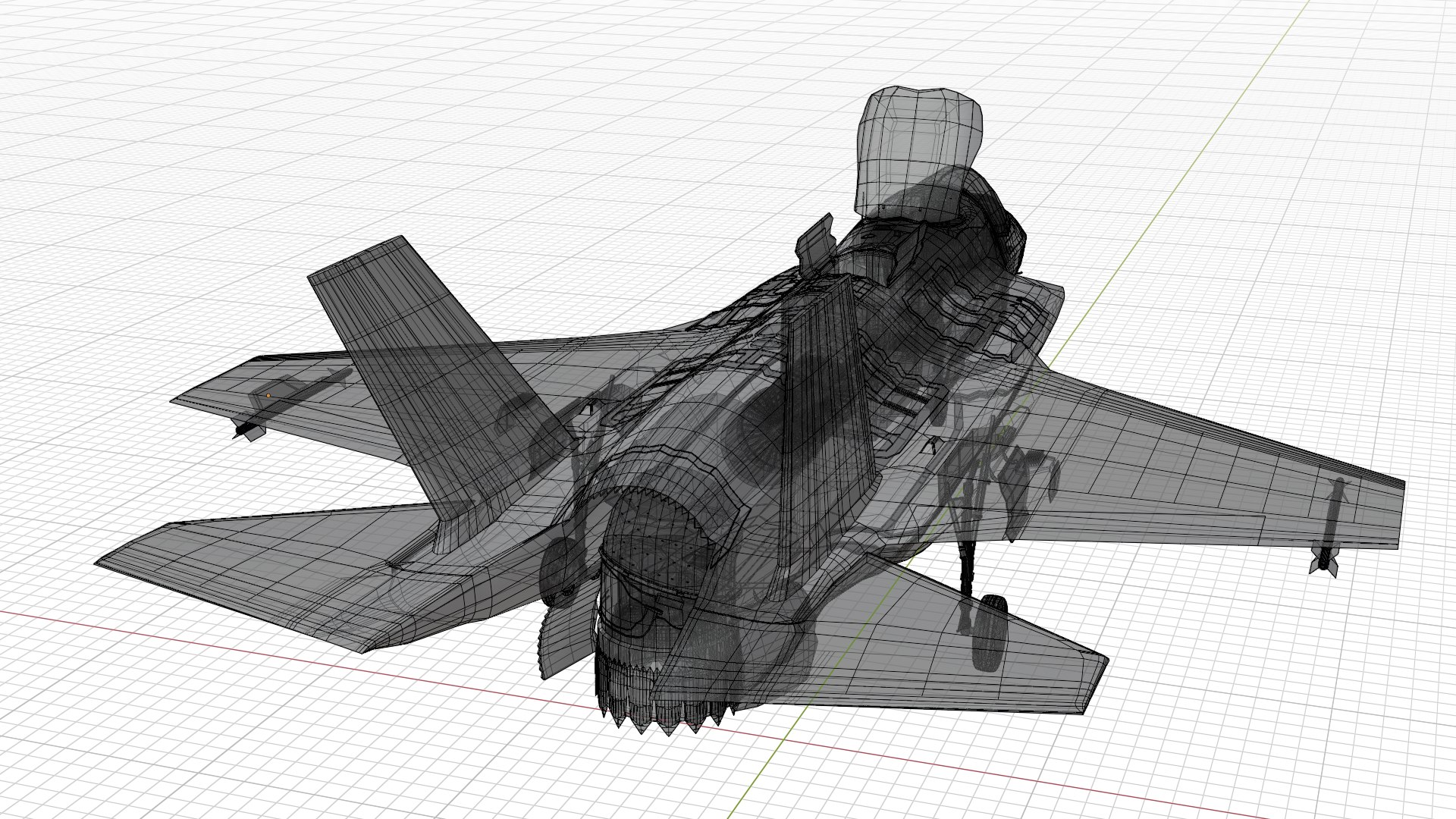 3D Model Modern Fighter VTOL Jet F-35B II - TurboSquid 2431305